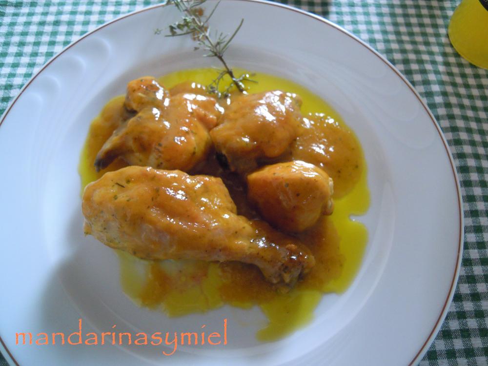 Pollo con salsa de mandarinas. - - Receta - Canal Cocina
